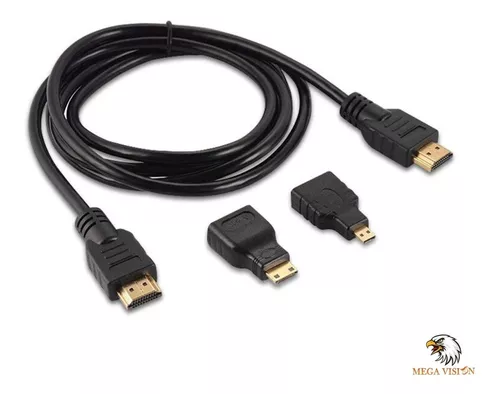 CABLE HDMI 3 EN 1 (HDMI / MINI HDMI / MICRO HDMI) - StarkTech